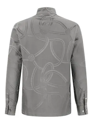 Shanghai Tang Patterned-jacquard Shirt