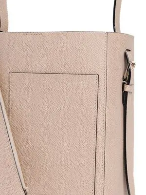 VALEXTRA Mini Leather Bucket Bag