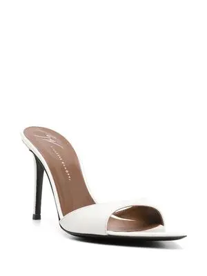 GIUSEPPE ZANOTTI 90mm Intriigo Mules - White