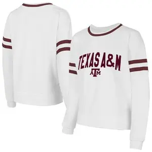 CONCEPTS SPORT Texas A&m Aggies Arch Over Long Sleeve T-shirt - White