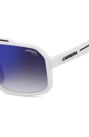 Carrera Eyewear 61mm Gradient Square Sunglasses - Matte White/ Grey Sp Sh