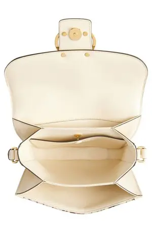 Valentino Garavani 9to5 Embroidered Jacquard Shoulder Bag - White Multi