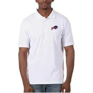 ANTIGUA Buffalo Bills Legacy Pique Polo - White
