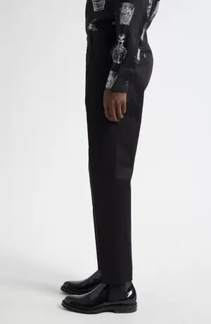 Dolce & Gabbana Straight Leg Stretch Cotton Pants