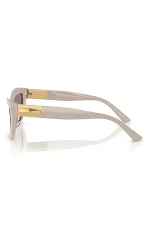 JIMMY CHOO 54mm Cat Eye Sunglasses - Brown