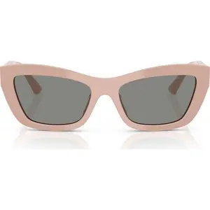 JIMMY CHOO Jimmy Choo 54mm Cat Eye Sunglasses Pink
