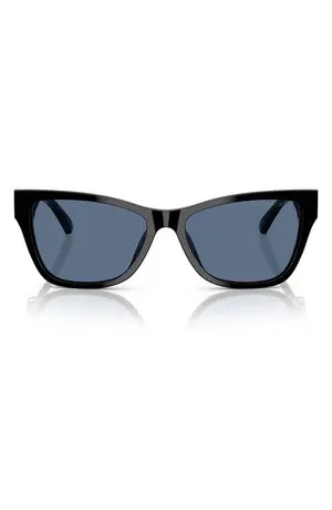 JIMMY CHOO Jimmy Choo 55mm Pillow Sunglasses Black Blue