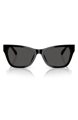 JIMMY CHOO Jimmy Choo 55mm Pillow Sunglasses Black