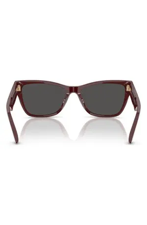 JIMMY CHOO 55mm Pillow Sunglasses - Red