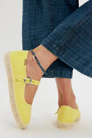 Free People Oasis Mary Jane Espadrilles - Sunkissed Yellow
