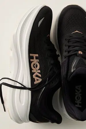 HOKA® Bondi 9 Sneakers - Black Daisy