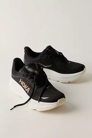 HOKA® Bondi 9 Sneakers - Black Daisy