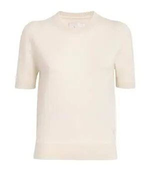 Harrods Cashmere T-shirt Sweater - Ivory