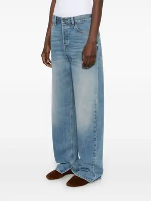 Gucci Low Rise Denim Trousers - Blue