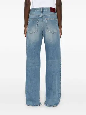 Gucci Low Rise Denim Trousers - Blue