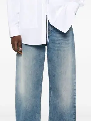 Gucci Low Rise Denim Trousers - Blue