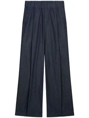 Dries Van Noten Wide Pleated Jeans
