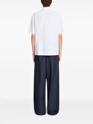 Dries Van Noten Wide Pleated Jeans