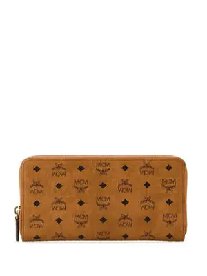 Mcm Aren Wallet - Brown