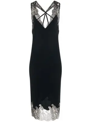 Givenchy Lace-panel Midi Dress