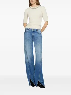 SIMONA CORSELLINI Wide-leg Jeans