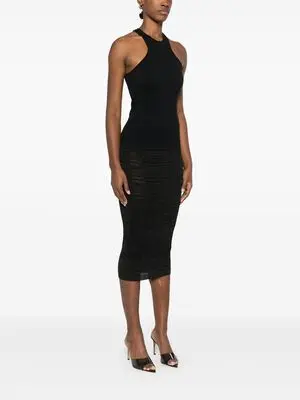 ANDREĀDAMO Fine Ribbed Tank Top - Black
