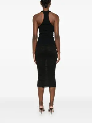 ANDREĀDAMO Fine Ribbed Tank Top - Black
