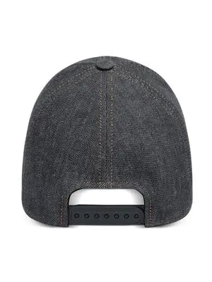 COURREGES Signature Denim Baseball Cap