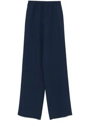 Valentino Garavani Crepe Trousers - Blue