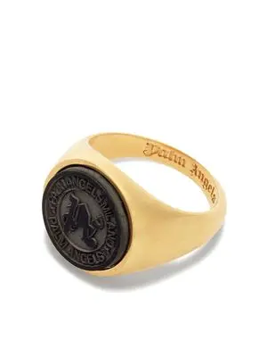Palm Angels Stone Emblem Ring
