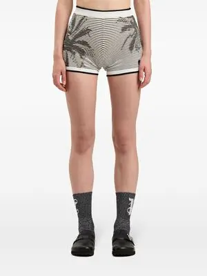 Palm Angels Palms Jacquard Knitted Shorts
