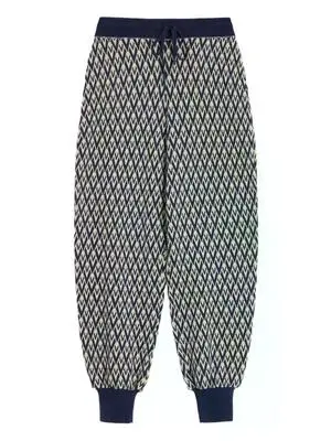 Valentino Garavani Toute La V Jacquard Knit Trousers