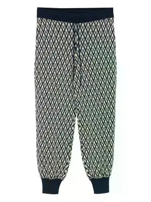 Valentino Garavani Toute La V Jacquard Knit Trousers