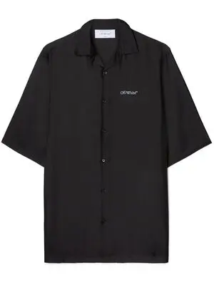 Off-White Barber Arrow Bowling Shirt - Black