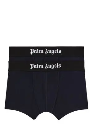 Palm Angels Logo Trunks - Blue