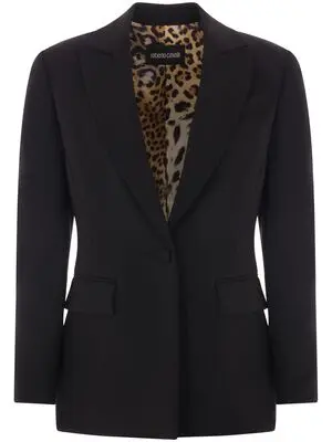 Roberto Cavalli Single Breasted Blazers For Women