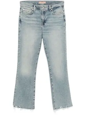 7 For All Mankind Daisy Ankle Jeans - Blue