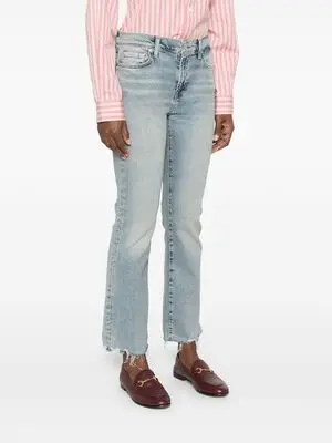 7 For All Mankind Daisy Ankle Jeans - Blue