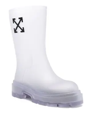 Off-White Reboot Arrow Boots - White