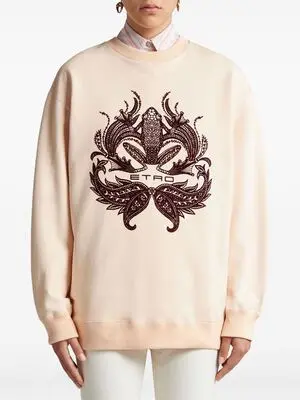 Etro Flocked-print Sweatshirt