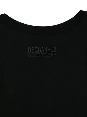Dsquared2 Embroidered-logo Tank Top - Black