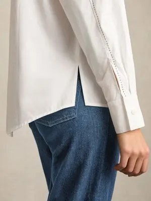 REISS Sofia Cotton Shirt
