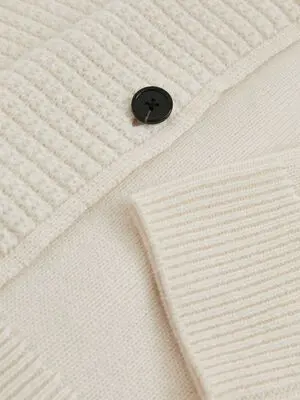REISS Phoebe Wool-cashmere Button-neck Jumper