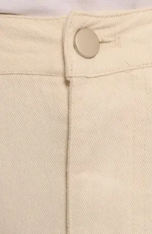 PETAL & PUP Kellen Slit Front Cotton Corduroy Maxi Skirt