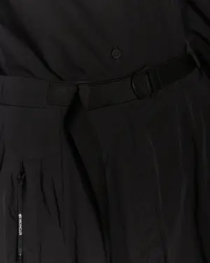 Moncler Belted A-line Skirt - Black