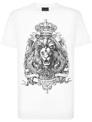 BILLIONAIRE Logo-print T-shirt - White