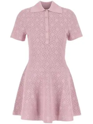Givenchy Monogram-jacquard Dress - Pink