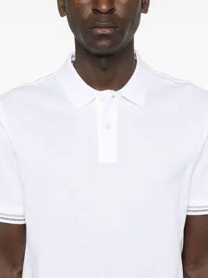 BOSS Cotton Polo Shirt - White