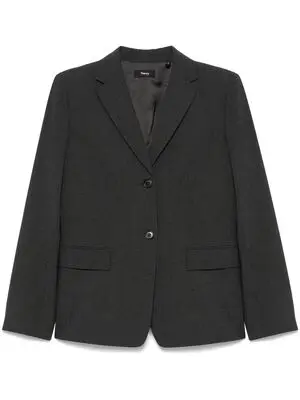 Theory Single-breasted Blazer - Grey
