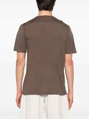 Simkhai Ribbed T-shirt - Brown